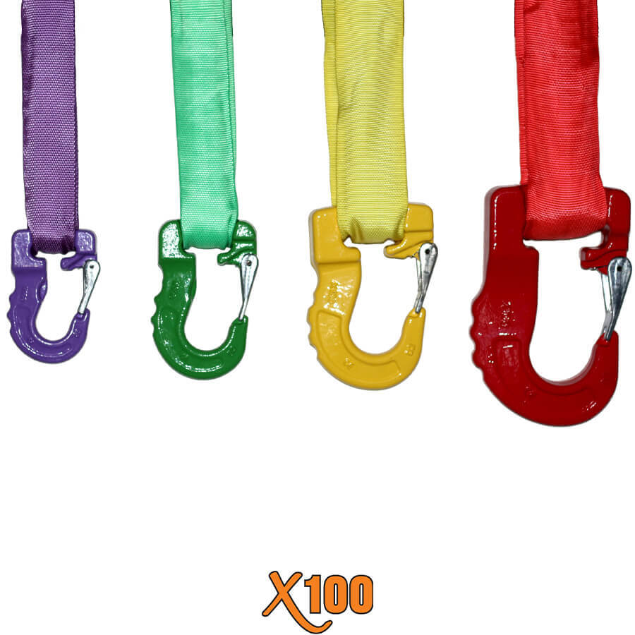 X100® Synthetic Round Sling Hooks - CERTEX USA