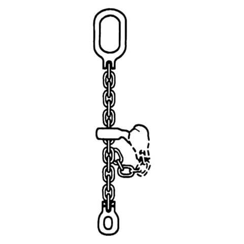 Choke Hook Single Leg Chain Slings - Certex