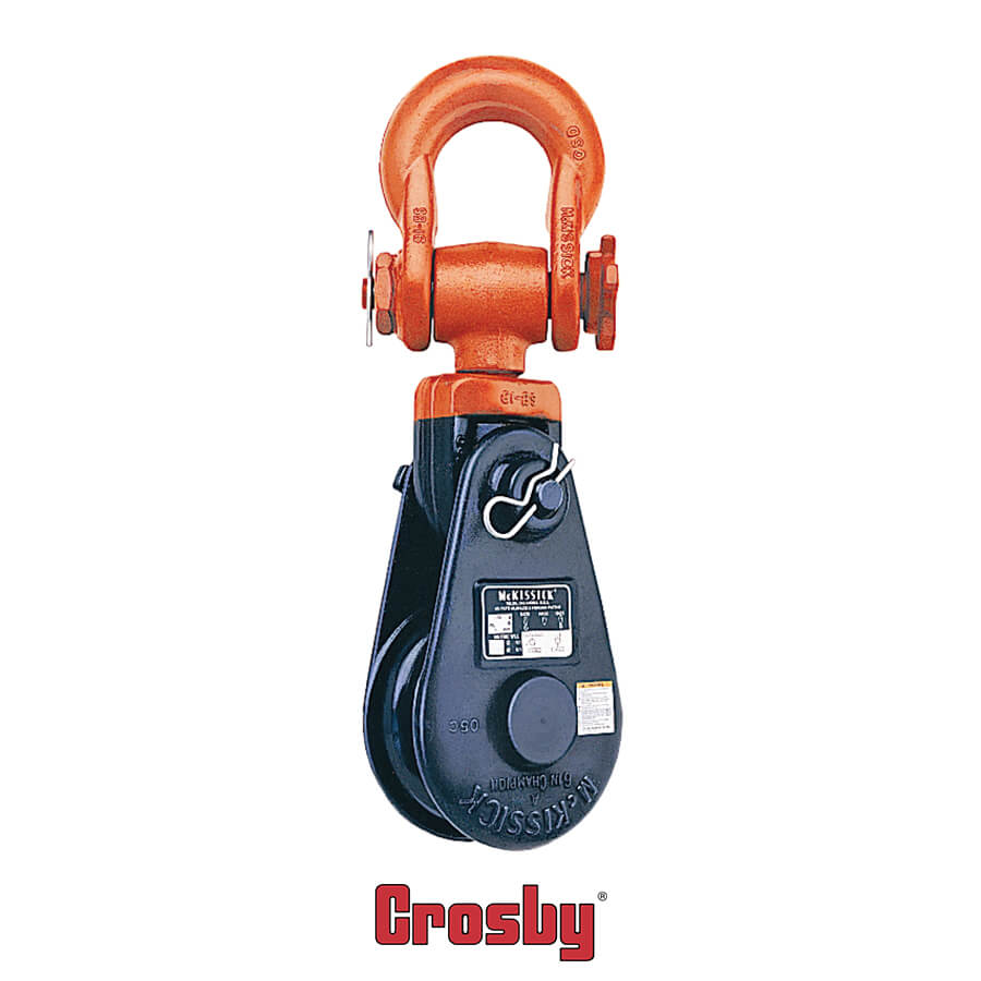 Crosby® 421 Snatch Block with Shackle - CERTEX USA