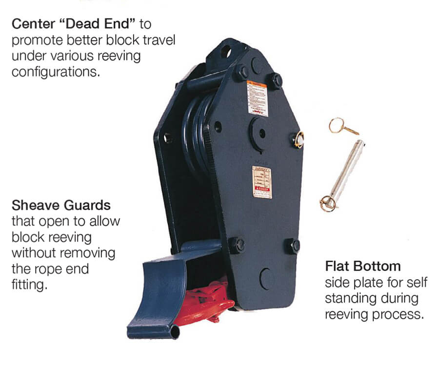 Crosby® 380 Series Easy Reeve® Hook Blocks - CERTEX USA