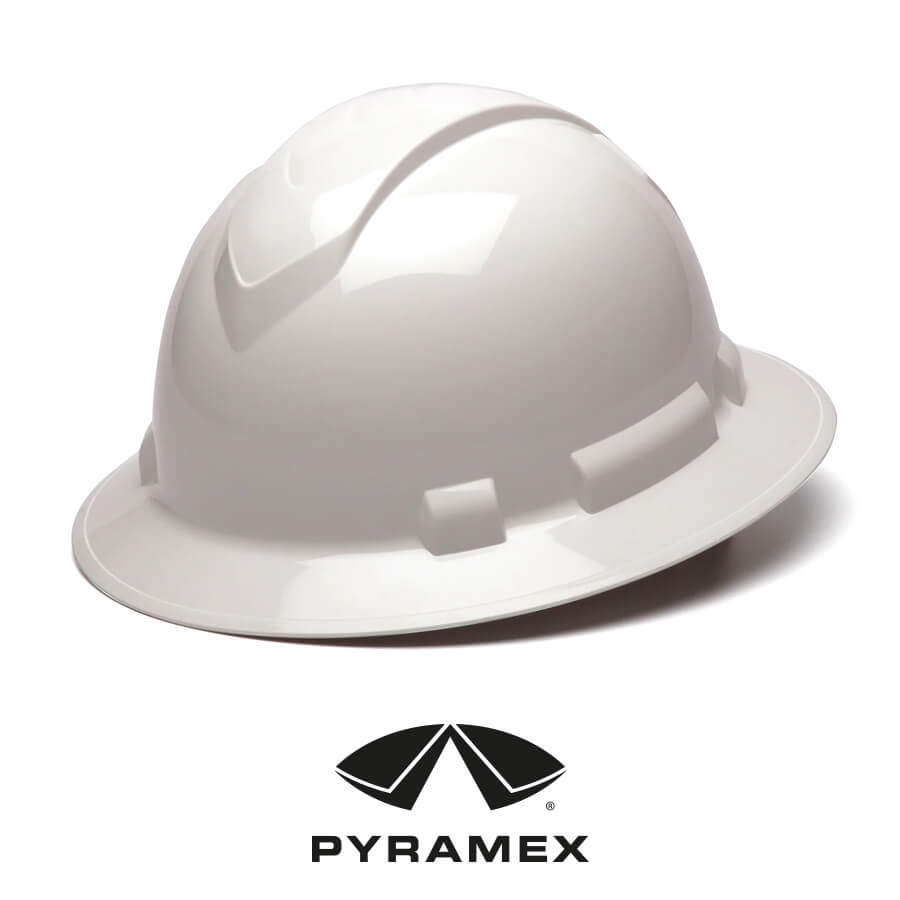 Pyramex® Ridgeline® Full Brim Hard Hat - CERTEX USA