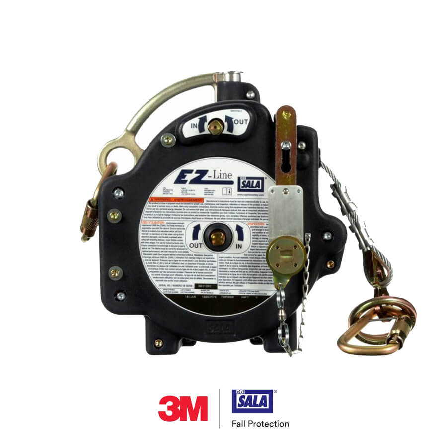 3M™ DBI-SALA® EZ-Line™ Cable Retractable Horizontal Lifeline System ...